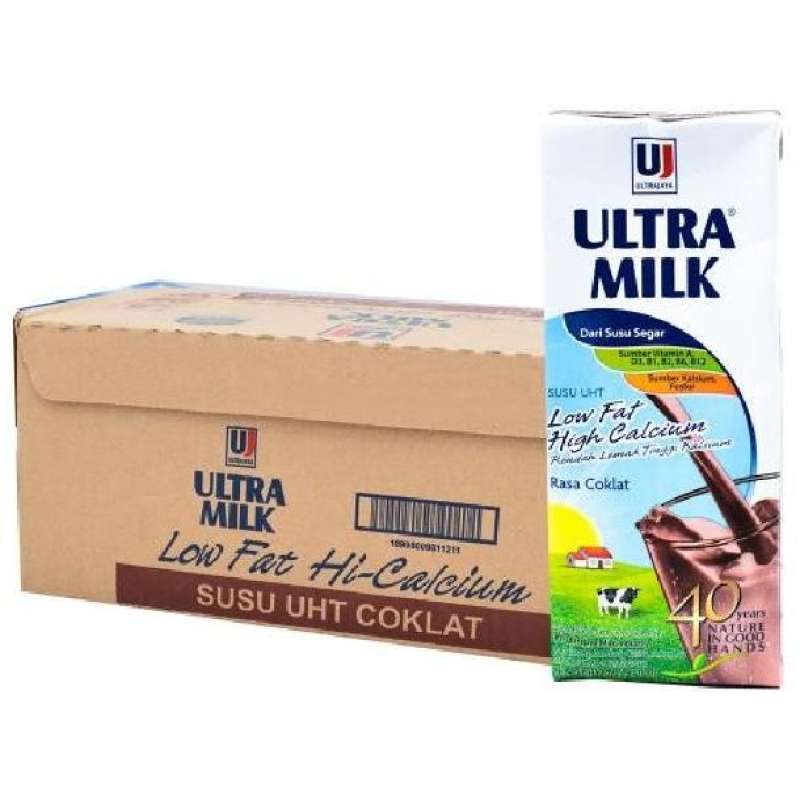 Promo Ultra Milk Low Fat 250 Ml 1 Dus Isi 24 Pcs | Susu Uht Ultra Low ...