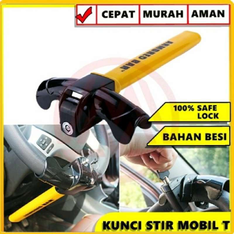 Promo Kunci Stang Setir Mobil Car Armored Bar Kunci Stir mobil Raize ...