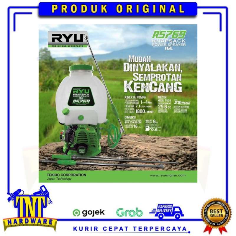 Jual ALAT SEMPROT HAMA KNAPSACK SPRAYER 16 LITER TEKIRO RYU RS769 di Seller Anything Solution ...