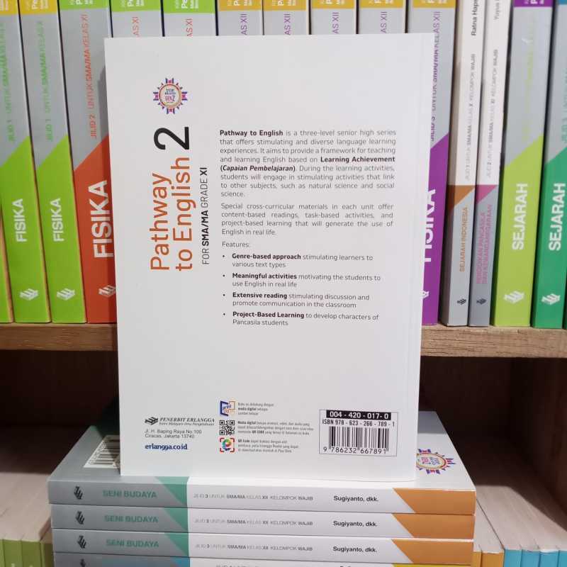 Promo Buku Pathway To English Kelas 2 Sma Kurikulum Merdeka Erlangga ...
