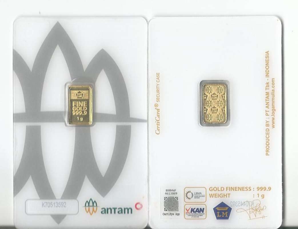 Jual Logam Mulia Antam 1 Gram di Seller Outlet Daffa - Bondowoso, Kab ...