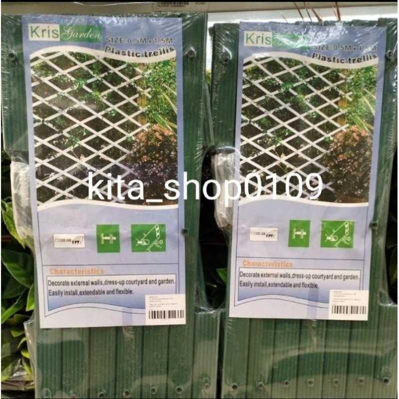 Jual Pagar tanaman plastik 1x3 Meter/Pagar kebun/pagar hias/pagar taman ...