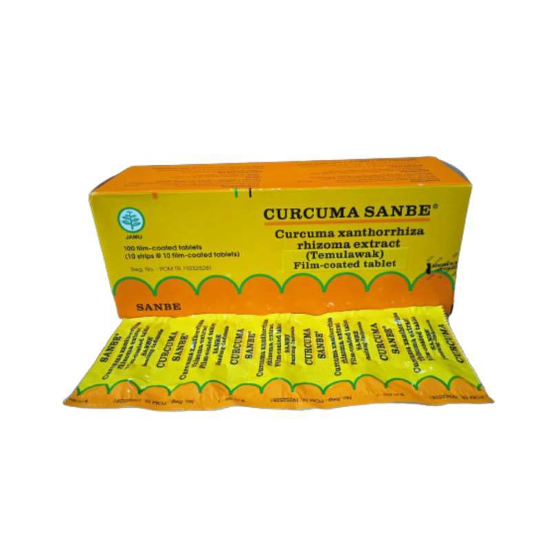 Promo CURCUMA SANBE KURCUMA KURKUMA SANBE BOX 100 TABLET OBAT VITAMIN ...
