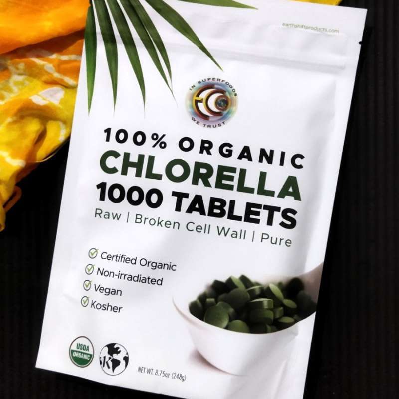 Jual (DIJAMIN ASLI) Organic Chlorella 1000 Tablets di Seller De Nature ...