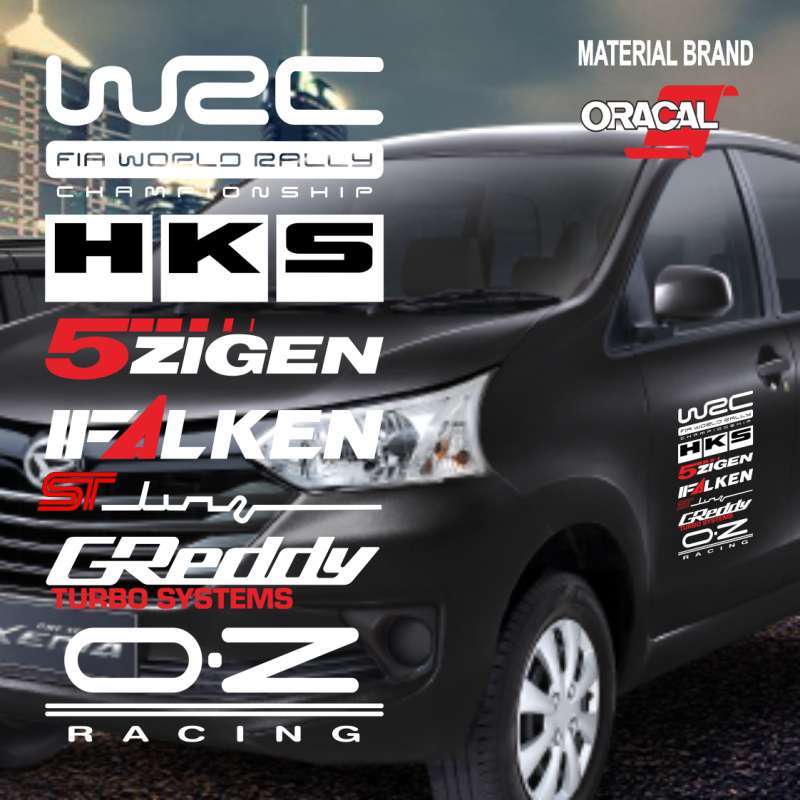 Promo sticker cutting stiker mobil promotion toyota yaris honda datsun ...