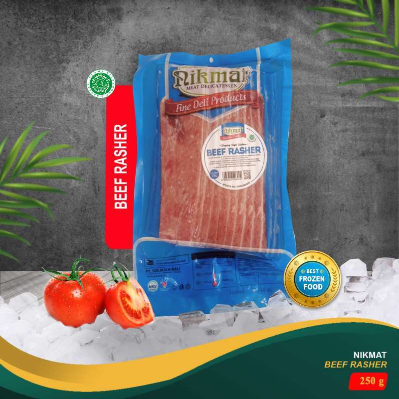 Jual Beef Rasher Sliced 250g Nikmat Halal di Seller waradanaparvez ...