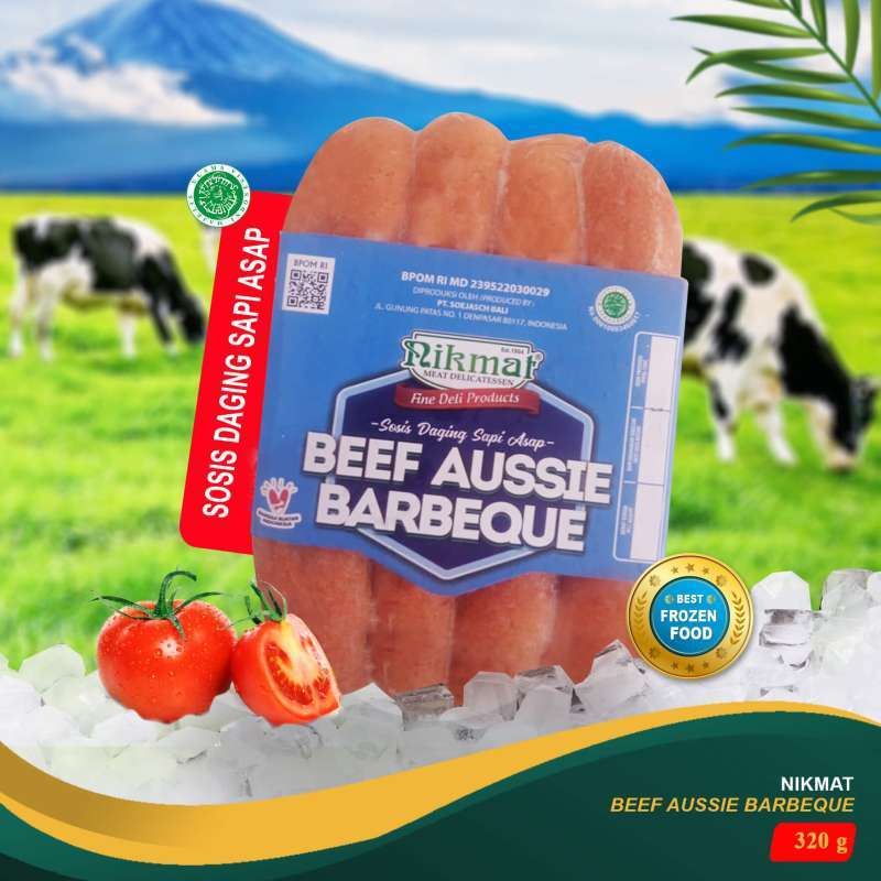Jual Sosis Beef Aussie Barbeque 320g Nikmat di Seller waradanaparvez ...