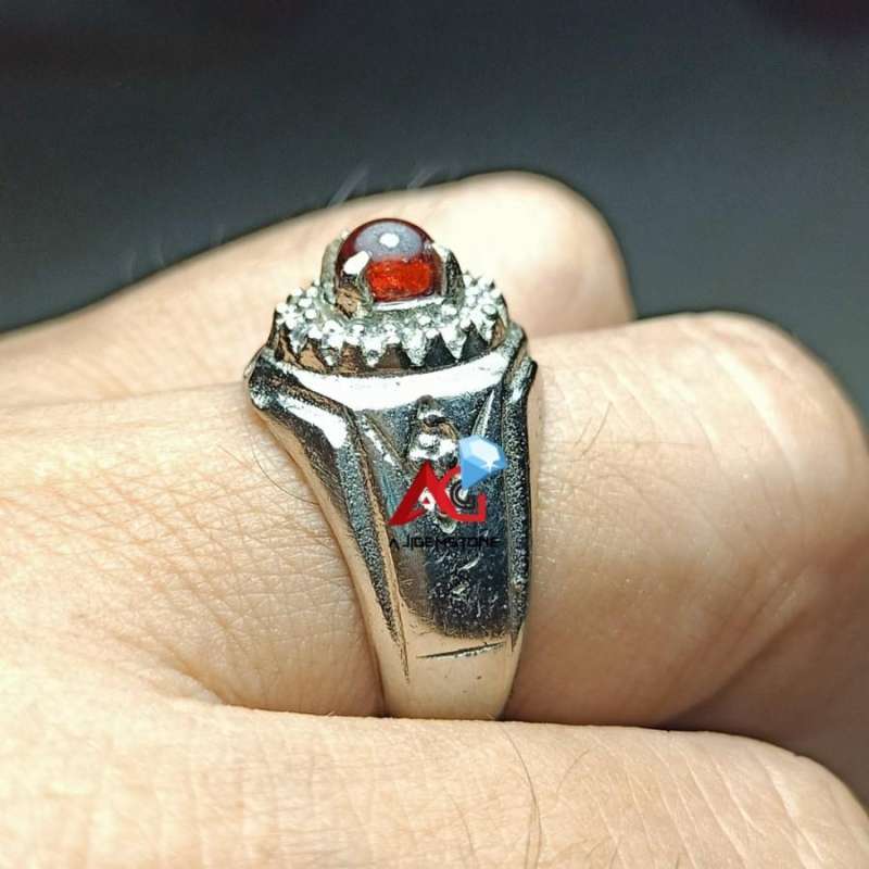 Jual BATU CINCIN LIPAN REPLIKA WARNA GANET MERAH BATU UNIK ANTIK SUPER ...