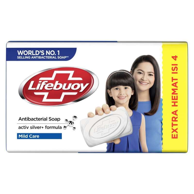 Jual Lifebuoy Sabun Mandi Batang / Lifebouy Bar Soap 110 Gram Isi 4 ...