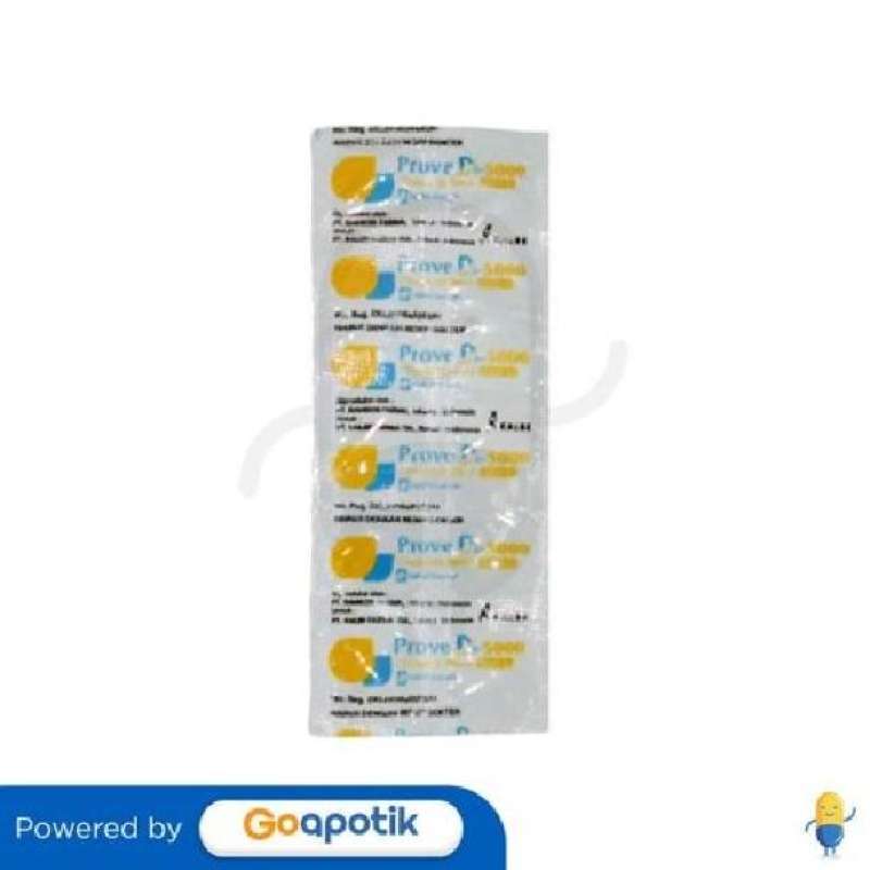 Jual PROVE D3-5000 STRIP 10 TABLET di Seller Apotek Arga - Kota Medan ...