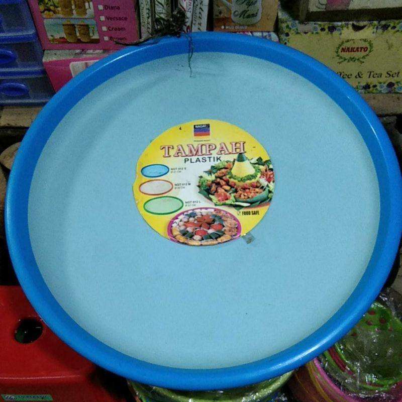 Jual TAMPAH PLASTIK / NAMPAN KUE 57 CM FOOD SAFE NAGATA 012L / TUMPENG ...