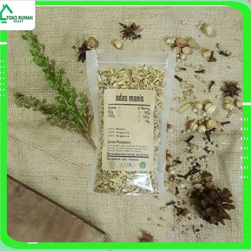 Jual ADAS MANIS KERING 500 gr / Pimpinella Anisum / JSR / REMPAH di ...