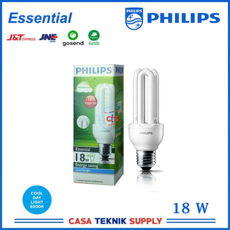 Promo Lampu Philips Essential 18W 18 W 18 Watt 18Watt Putih Diskon 2% ...