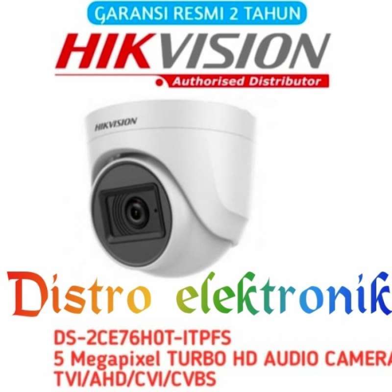 Promo Hikvision 5Mp Indoor Built In Mic Ds-2Ce76Hot-Itpfs Audio Camera 5 Mp Diskon 10% di Seller ...