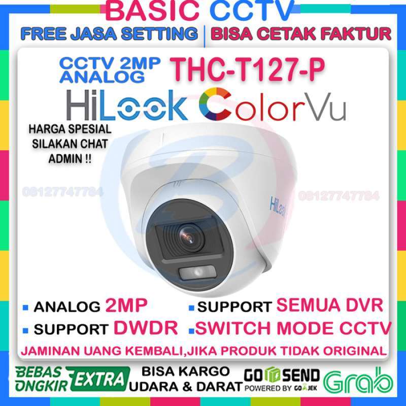 Promo Cctv Colorvu Hilook 2mp Indoor Thc T127 P Full Hd Bergaransi