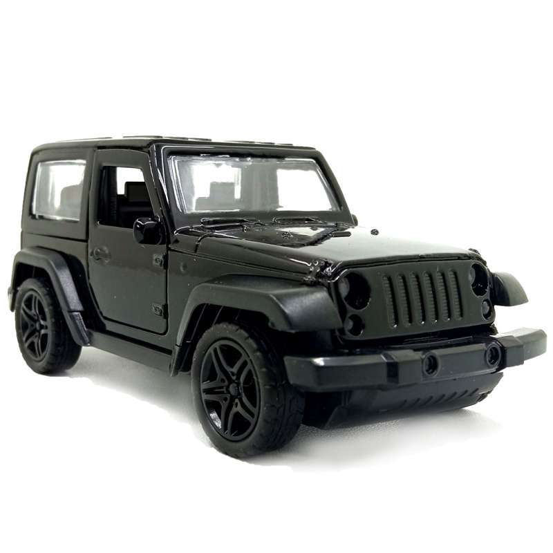 Promo Toy Addict Jeep Wran9ler Hard Top Offroad Hitam Diecast Mainan ...