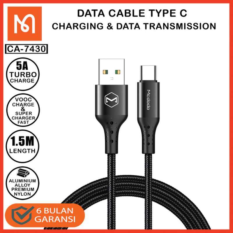 Promo MCDODO Kabel Data Xiaomi ,Redmi USB Type C Turbo Charge 33W / 5A QC4.0 Diskon 17% di ...