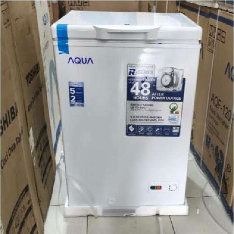 Jual Chest Freezer Aqua Aqf 120 Fr 103 Liter - Garansi Resmi Di Seller Gramapuri Store ...