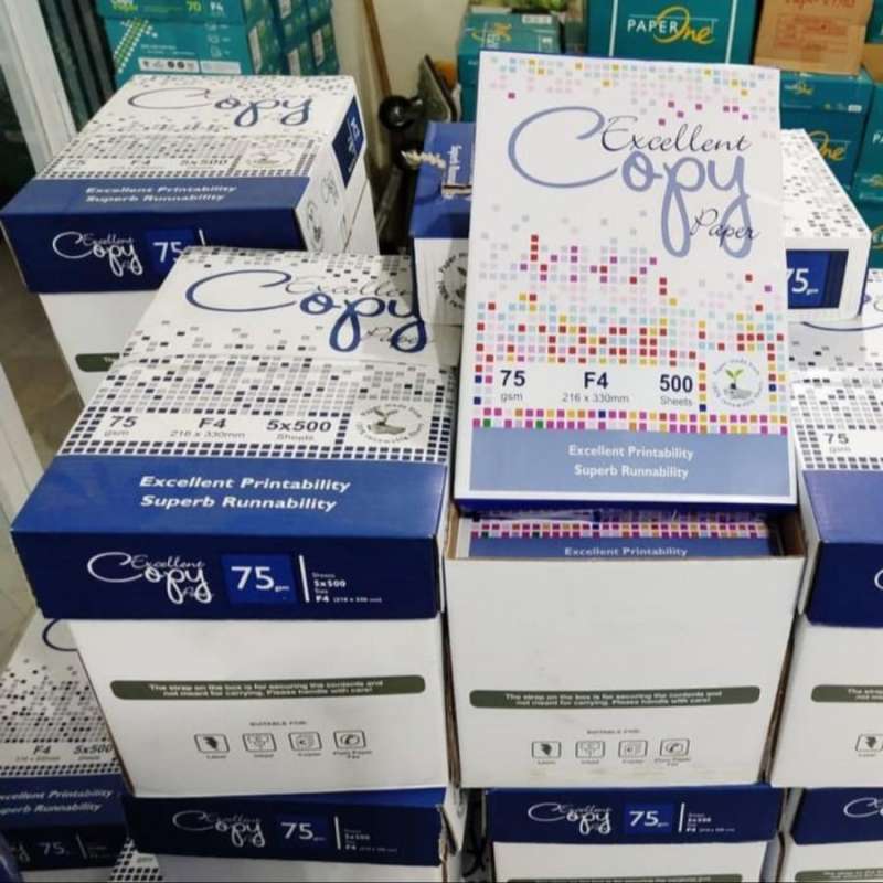 Jual Kertas HVS ukuran Folio F4 75 GSM EXCELLENT COPY PAPER di Seller ...