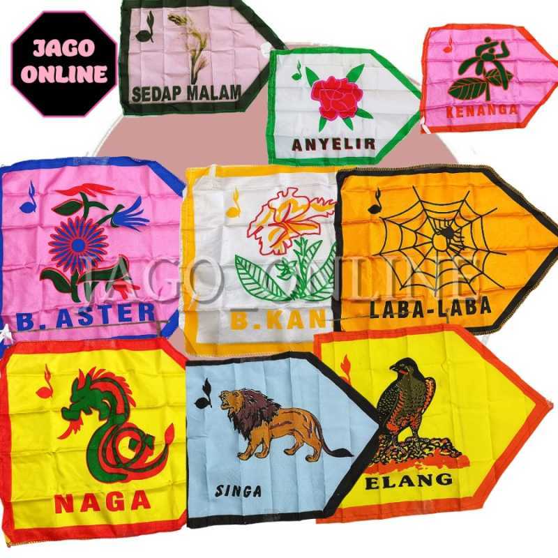 Jual Logo Bordir Bet Tanda Bendera Regu Pramuka Bunga Bintang Putra ...