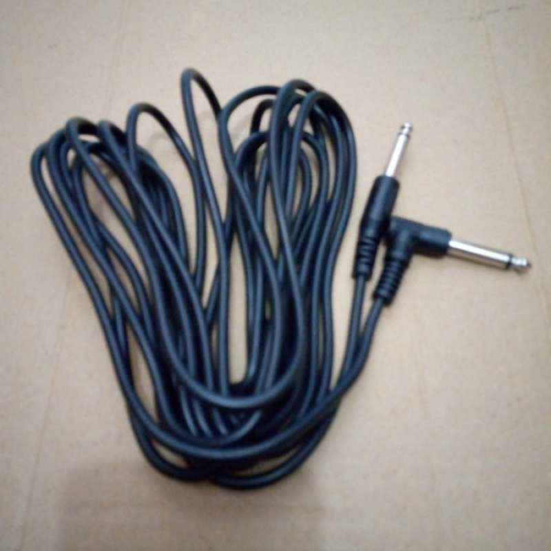 Jual kabel Jack gitar dan bass panjang 5 meter produk import. di Seller ...