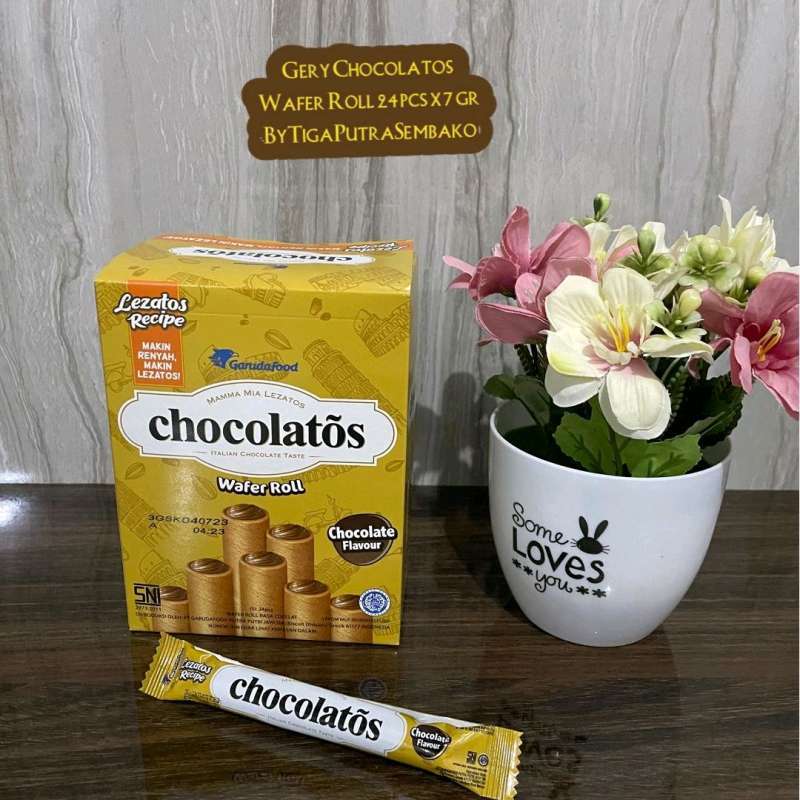 Jual Chocolatos Wafer Roll 8.5gr (1box isi 24) di Seller ...