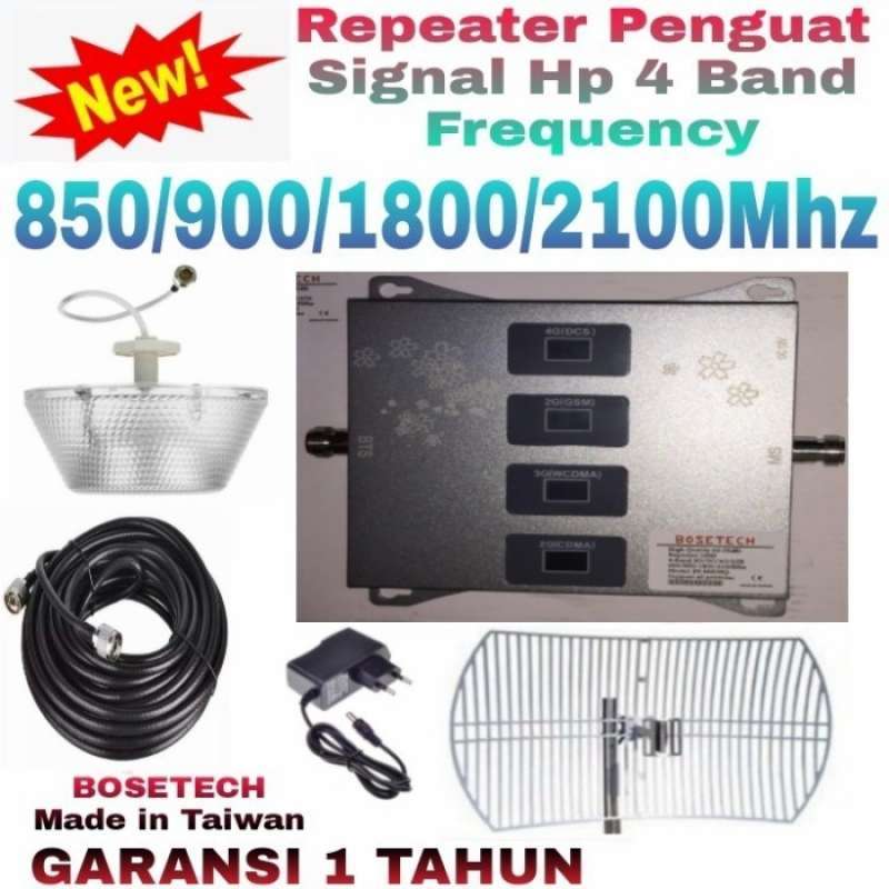 Promo Repeater Gsm/Penguat Signal Hp 4 Band BOSETECH BT-4850HQ High ...