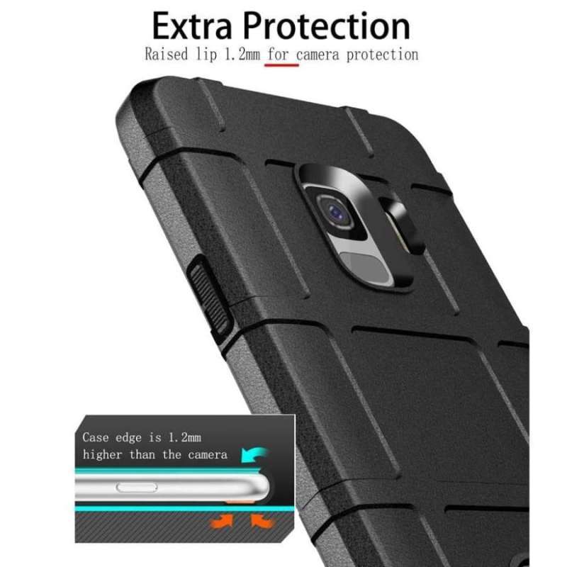 Jual Samsung S9 Rugged Shield Army Military Silicone Premium Shock Case ...