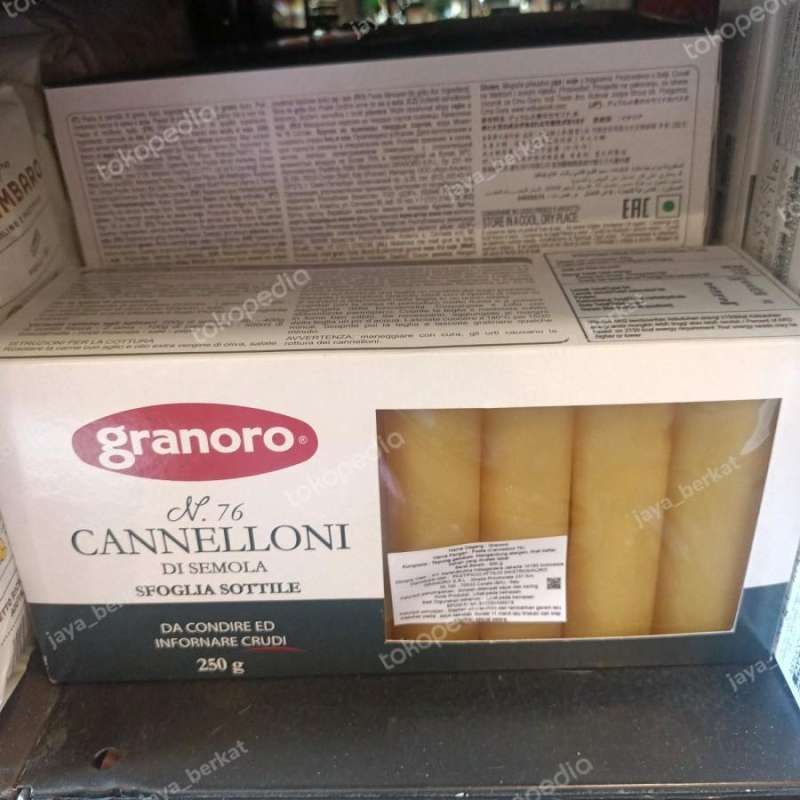 Jual Granoro Cannelloni N.76 Pasta 250gr Di Seller Jaya_berkat - Parung ...