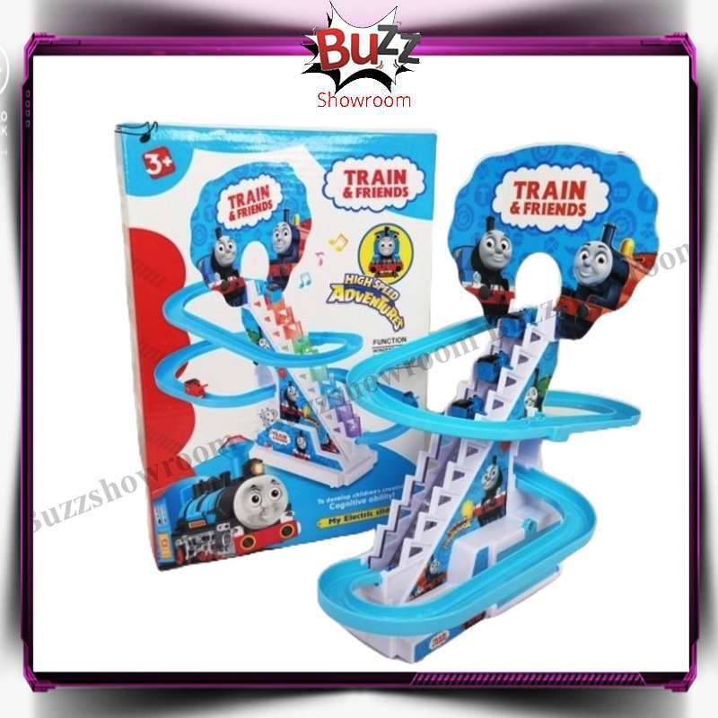 Promo Thomas & Friends Track Climbing Mainan Balap Naik Tangga Rel ...