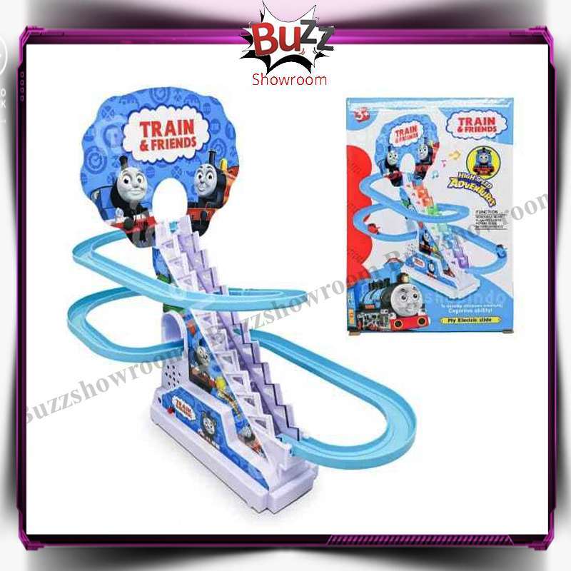 Promo Thomas & Friends Track Climbing Mainan Balap Naik Tangga Rel ...