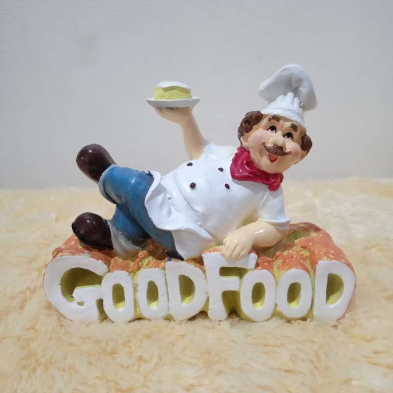 Jual Patung Pajangan Koki Chef Good Food di Seller Myisha Store ...