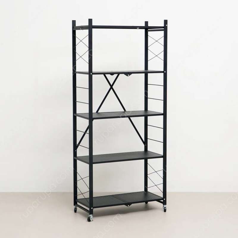 Jual Informa Ollin Rak Besi Siku Lipat 5 Tingkat 71 x 34 x 155 cm 250 ...