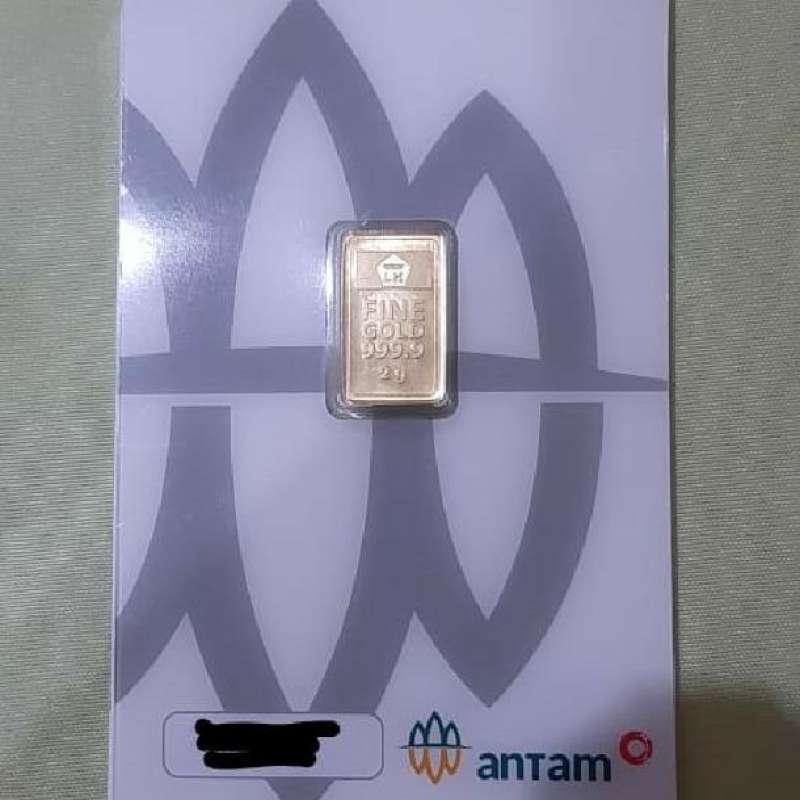 Jual Antam 2g/antam press 2g/logam mulia antam 2g/LM 2g/LM antam 2g ...