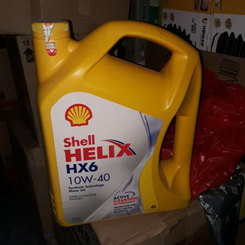 Promo Oli Shell Hx6 10w-40 Isi 4liter Asli Diskon 9% Di Seller Adelio ...