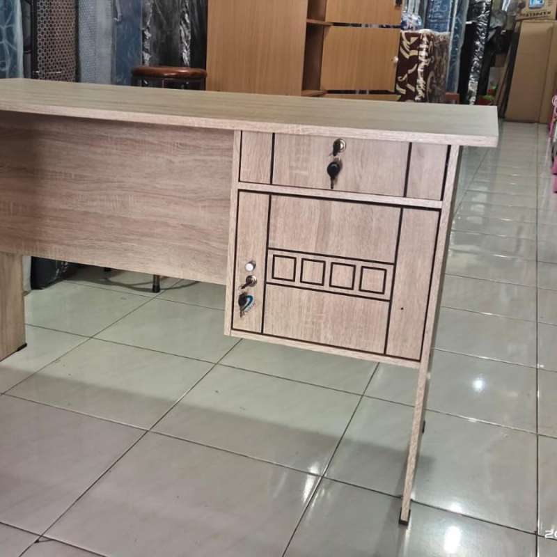 Jual meja kantor minimalis UK 120 free rakit di Seller PJE BALI Retail ...