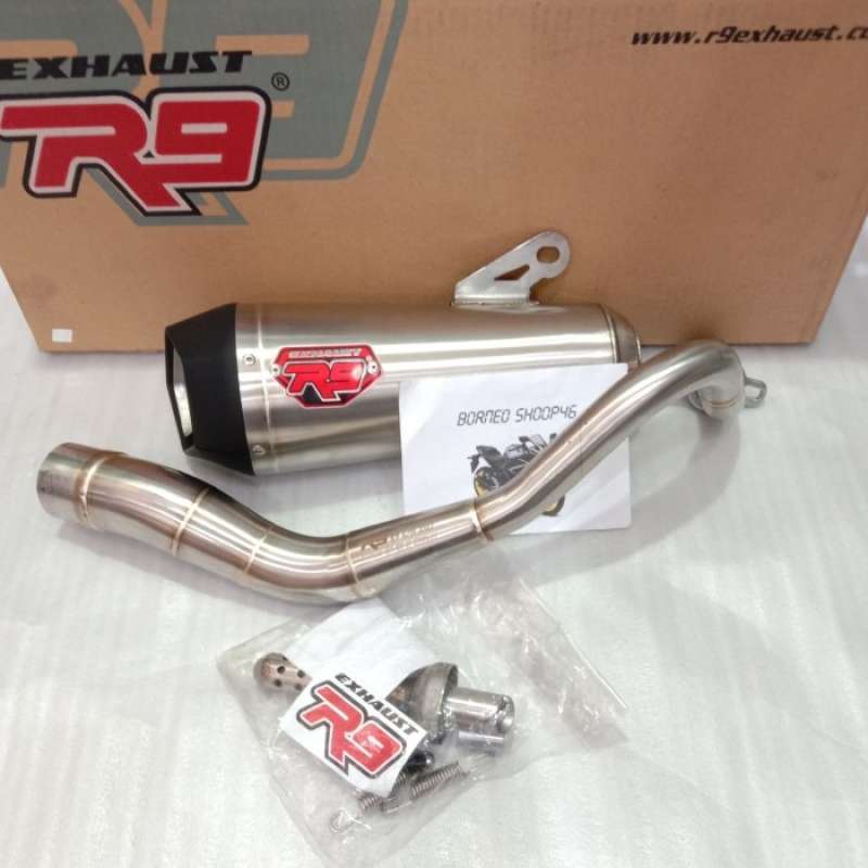 Jual Knalpot R9 New Alpha Honda PCX ADV Yamaha Nmax 155 Aerox ...