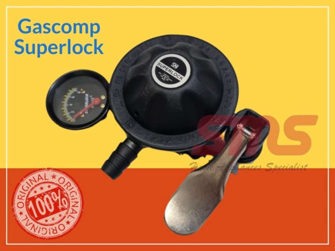 Promo Regulator Gas SUPERLOCK Gascomp GRS-01 di Seller kitchenpart - Kota Jakarta Barat, DKI ...