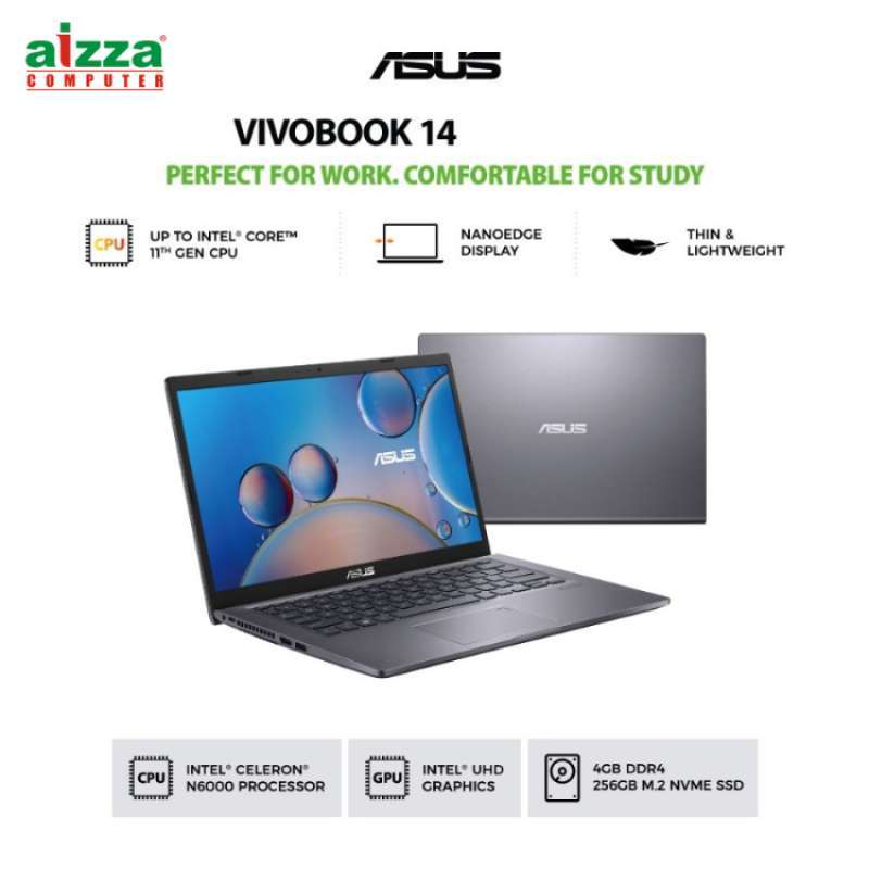 Jual LAPTOP ASUS A416KA-VIPS623/24 Pent-N6000 4G 256G SSD 14FHD W11 OHS ...