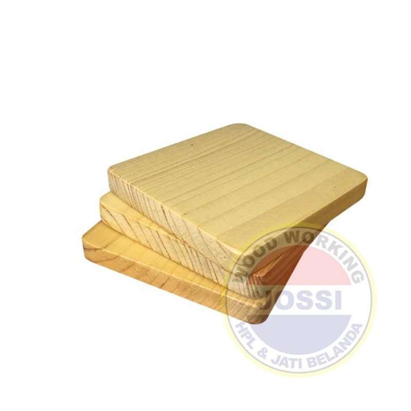 Jual Wooden Coaster / Tatakan Gelas Kayu Jati Belanda - Rectangle di ...