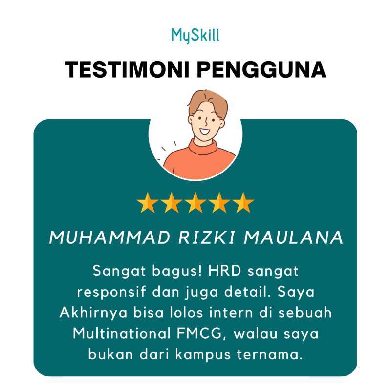 Promo Myskill Cv Review Oleh Hrd Profesional 1 Bulan Diskon 9% Di ...