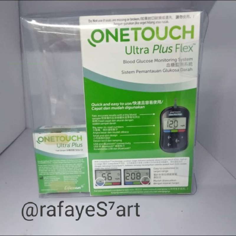 Jual Alat One Touch Ultra Plus Flex | Alat Test Gula Darah One Touch ...