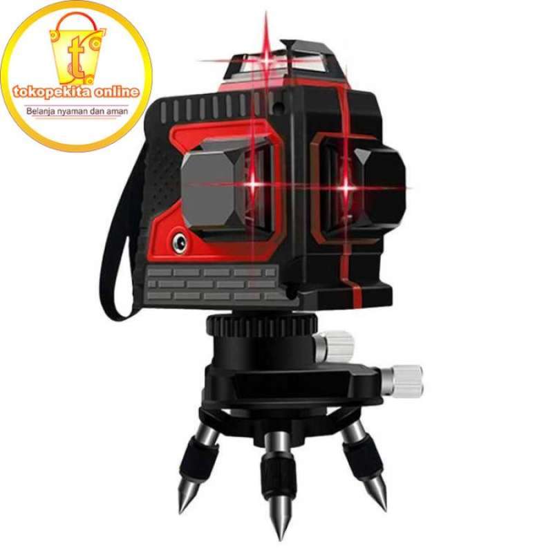 Promo Waterpas Digital Laser Beam 12 Line Self Leveling 3D Wall Meter ...