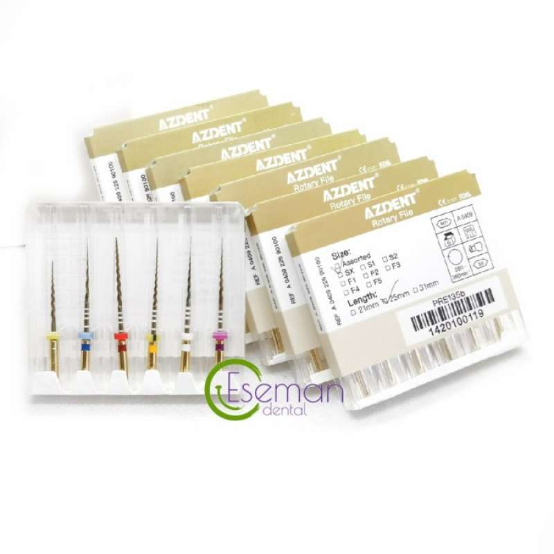 Promo AZ-Dent Pro Gold like Dentsply Protaper Gold SX-F3 25MM NiTi Endo ...