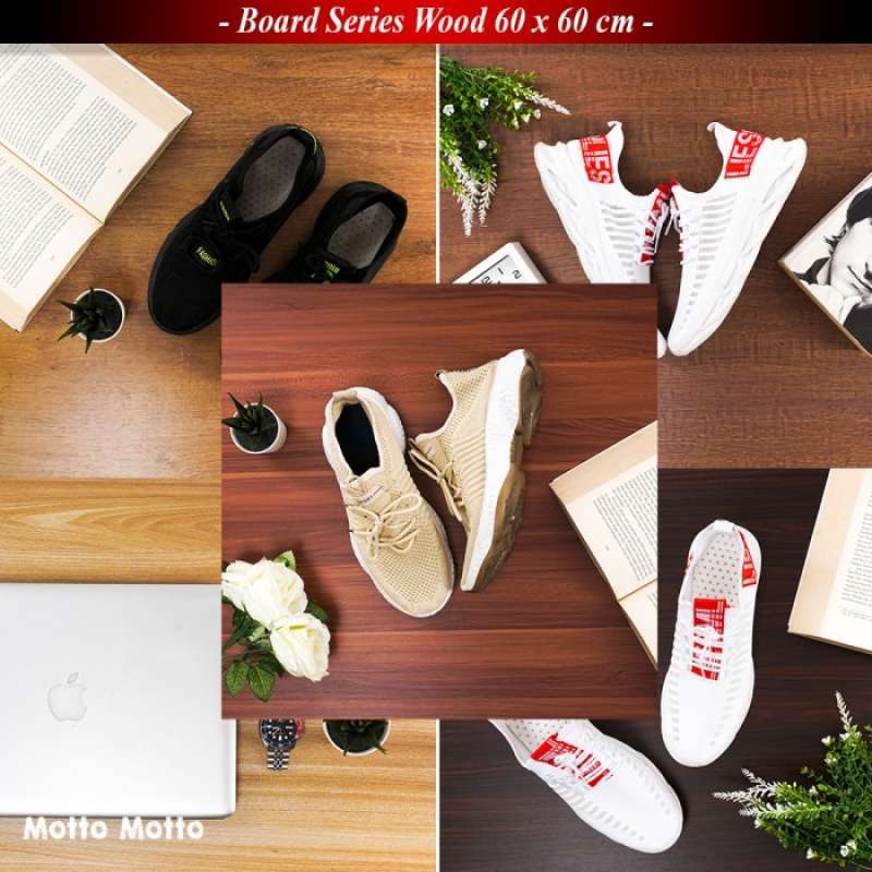 Promo Alas Foto Board Medium 60 X 60 Cm Motif Kayu Backdrop Background ...