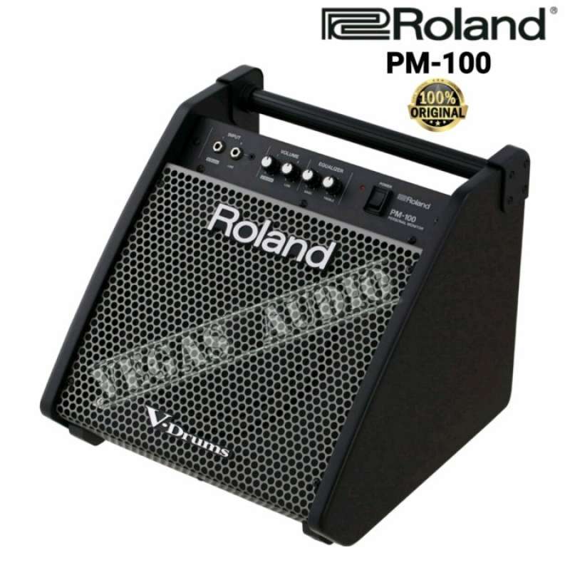 Promo ROLAND PM100/PM-100 AMPLIFIER DRUM ELEKTRIK 10INCH ORIGINAL ...