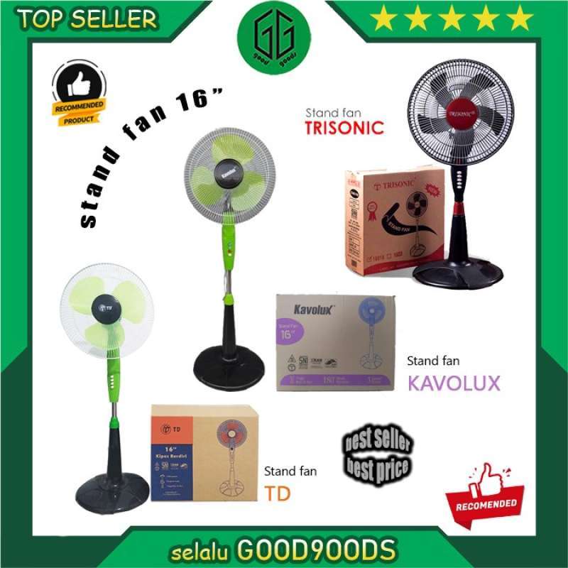 Jual GoodGoods Trisonic Kipas Angin Berdiri, Stand Fan 16 Inch di ...