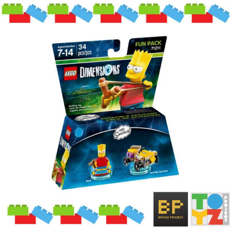 Jual Lego 71211 Dimensions Bart Fun Pack: The Simpsons di Seller DENTA ...