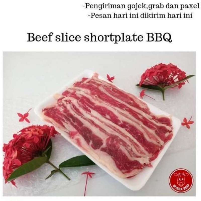 Jual Beef Slice US Shortplate Premium 250gr | Wagyu Meltik Saikoro 250gr | Slice Beef Shortplate ...