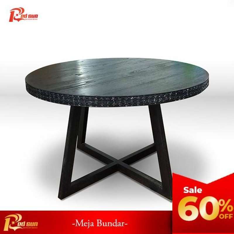 Jual Red Sun Meja Bundar Meja Keluarga Model Klasik Mewah di Seller ...
